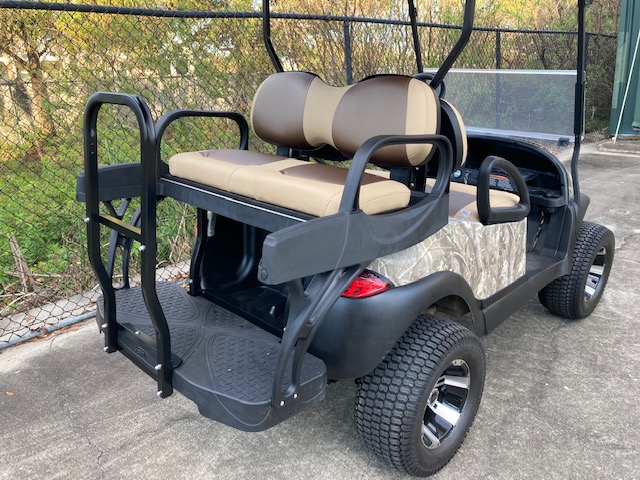Camo Lifted Club Car Precedent Golf Cart | Cambenau Custom Carts, LLC