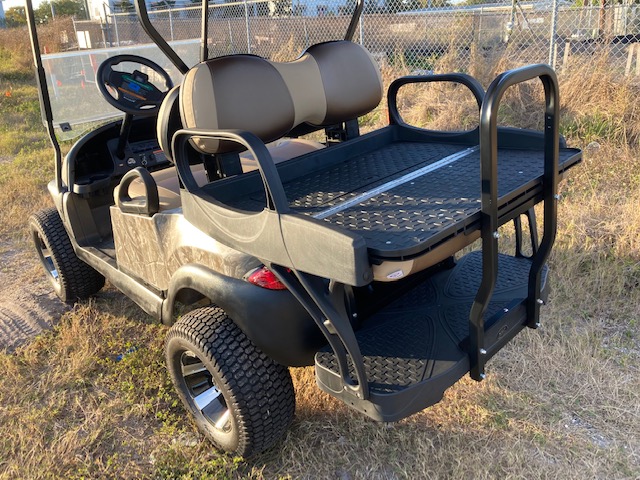 Camo Lifted Club Car Precedent Golf Cart | Cambenau Custom Carts, LLC